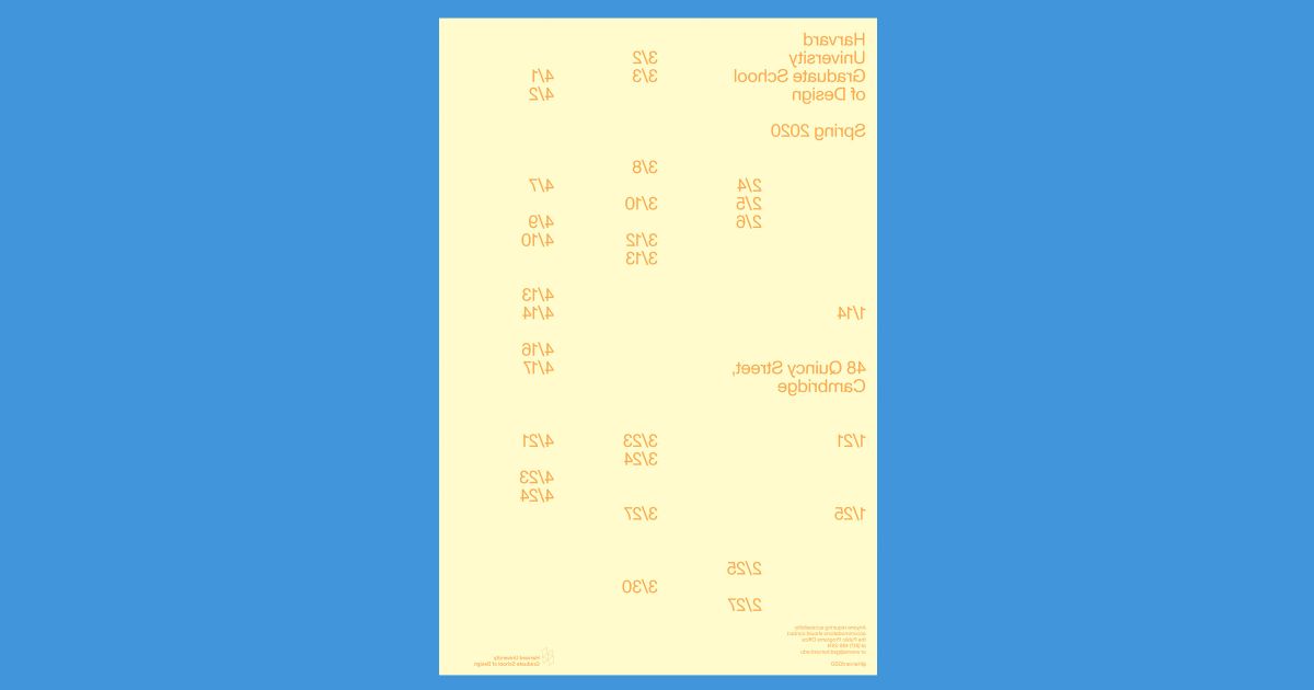 Harvard GSD Spring Program | Emilio Pérez